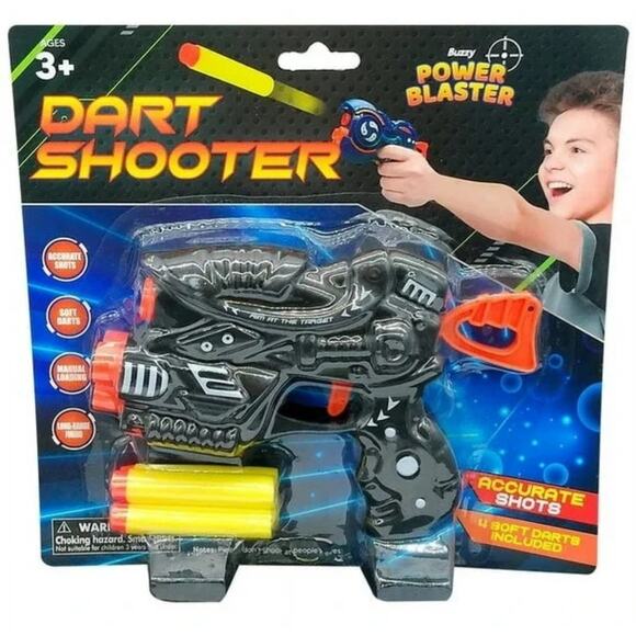 None and/or Unknown | Toys | Dart Shooter Power Blaster Toy Gun Foam ...
